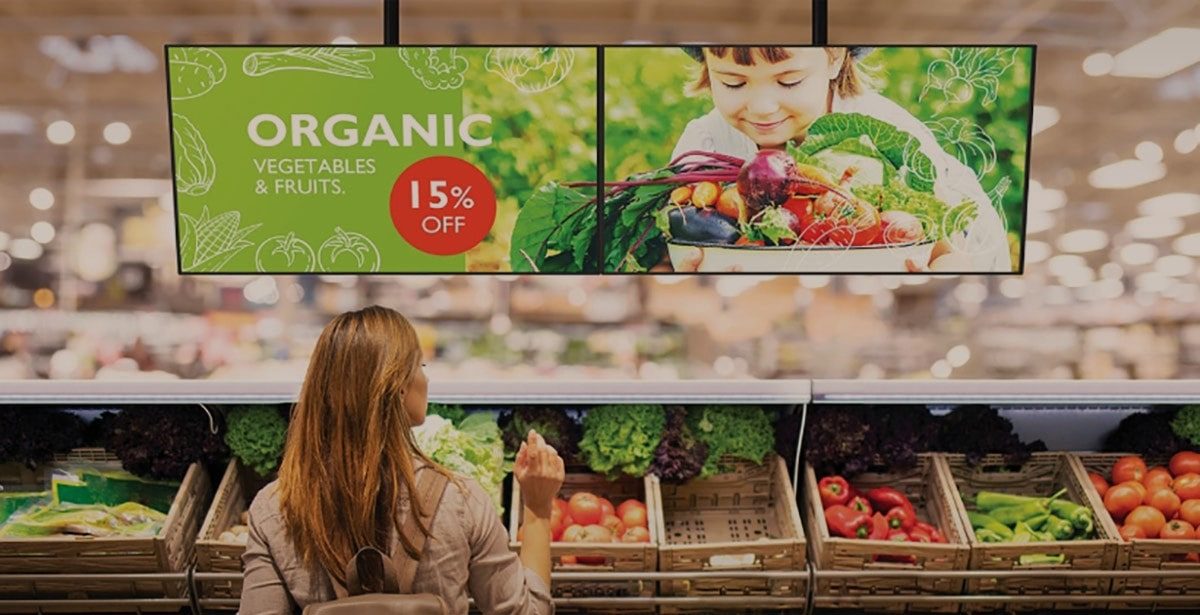 Digital indoor advertising in European supermarkets in 2024 - Advision