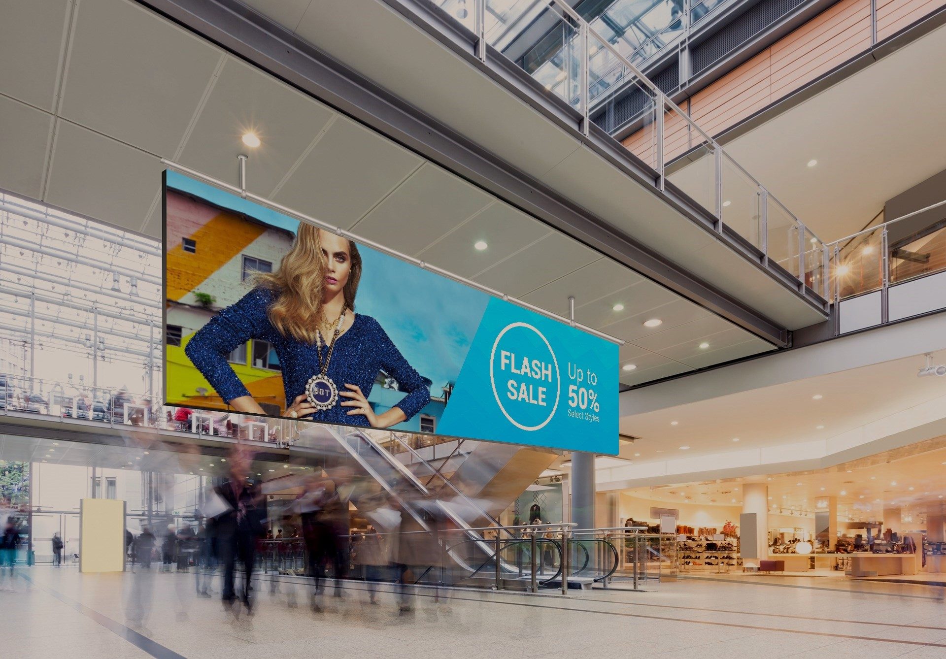 Guide to indoor advertising in shopping malls for 2024 - Advision